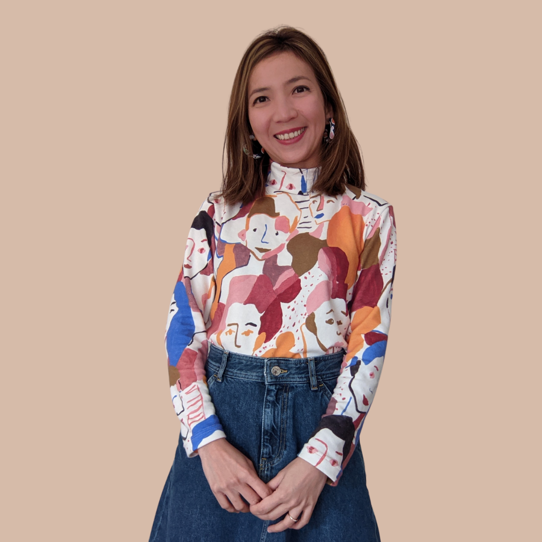 'Faces' Organic Cotton French Terry Skivvy – Sole Mio Designs