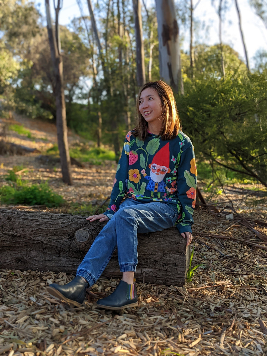 Shannon Snow 'Gnome Garden' Jumper (Midweight) – Sole Mio Designs